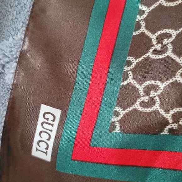 Gucci | Accessories | Gucci Gg Monogram Silk Scarf | Poshmark